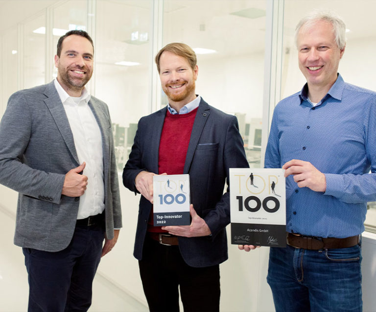 Acandis has been awarded as a TOP 100 innovator - acandis
